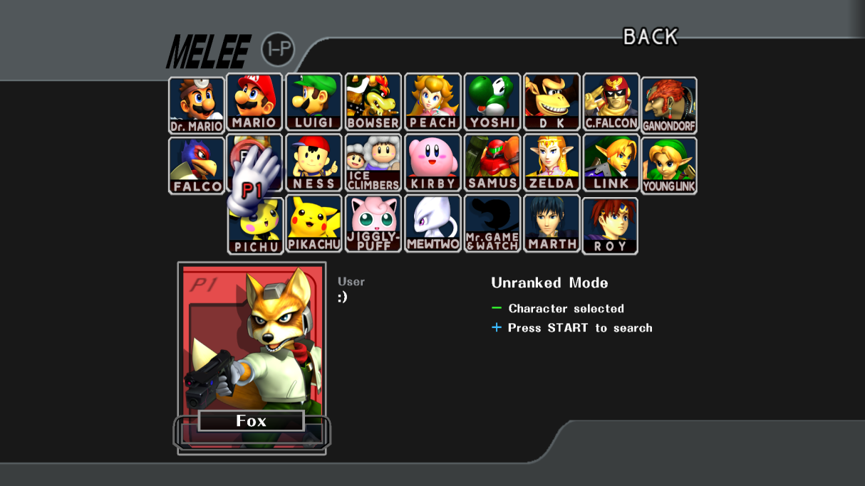 Modernized and clean Character Select Screen-937c9c7a – SSBM Textures